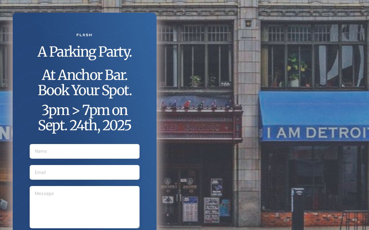 Flash Hosts A Parking Party